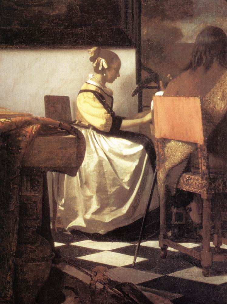 The Concert by Johannes Vermeer - 2 images - Art Renewal Center